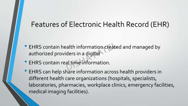 4.1 Shared care & Electronic Health Record | PPTX | Health Insurance ...