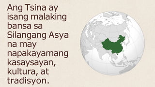 Kultura ng Tsina Kulturang Popular BSED Soc Stud | PPTX