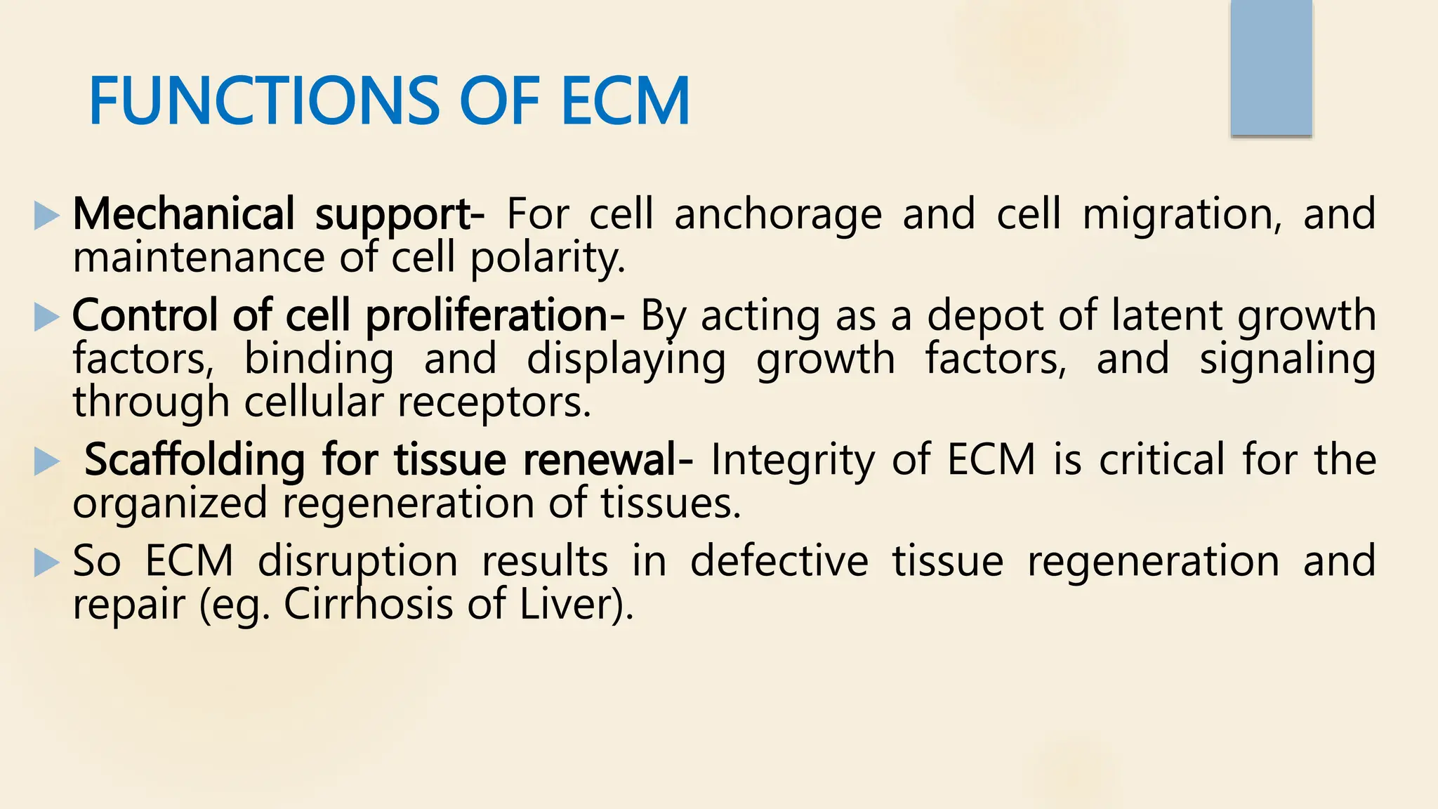 EXTRACELLULAR MATRIX AND ITS COMPONENTS | PPTX