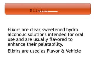 4. Elixer types of elixir and also test .pptx | Physics | Science