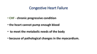 congestive heart failure pathophysiology | PPTX
