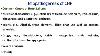 congestive heart failure pathophysiology | PPTX