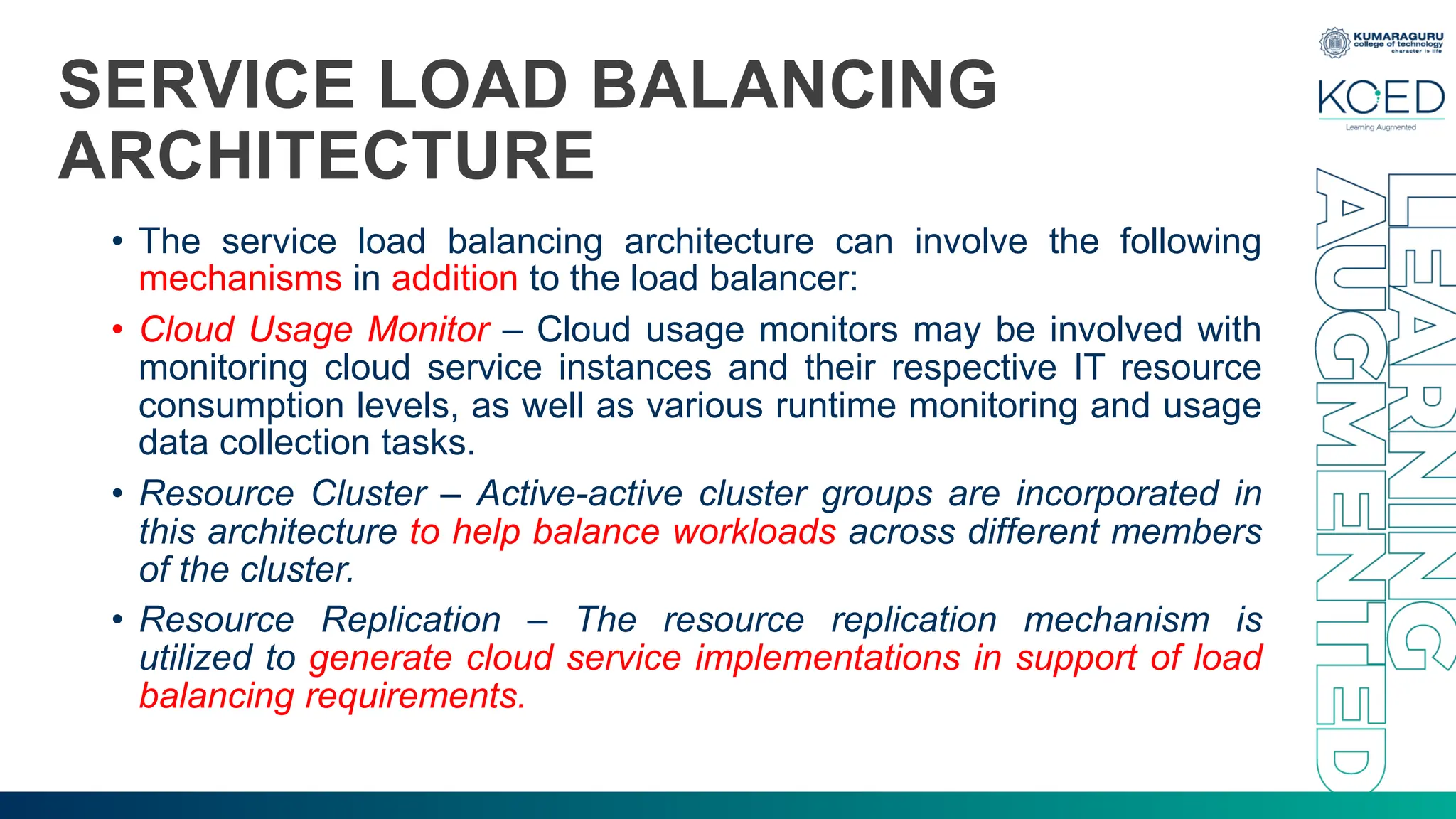 U18ISE0006 -UNIT IV - Load Balancer - AWS.pptx