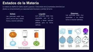 4. Clasificación de la materia.propiedades | PPTX
