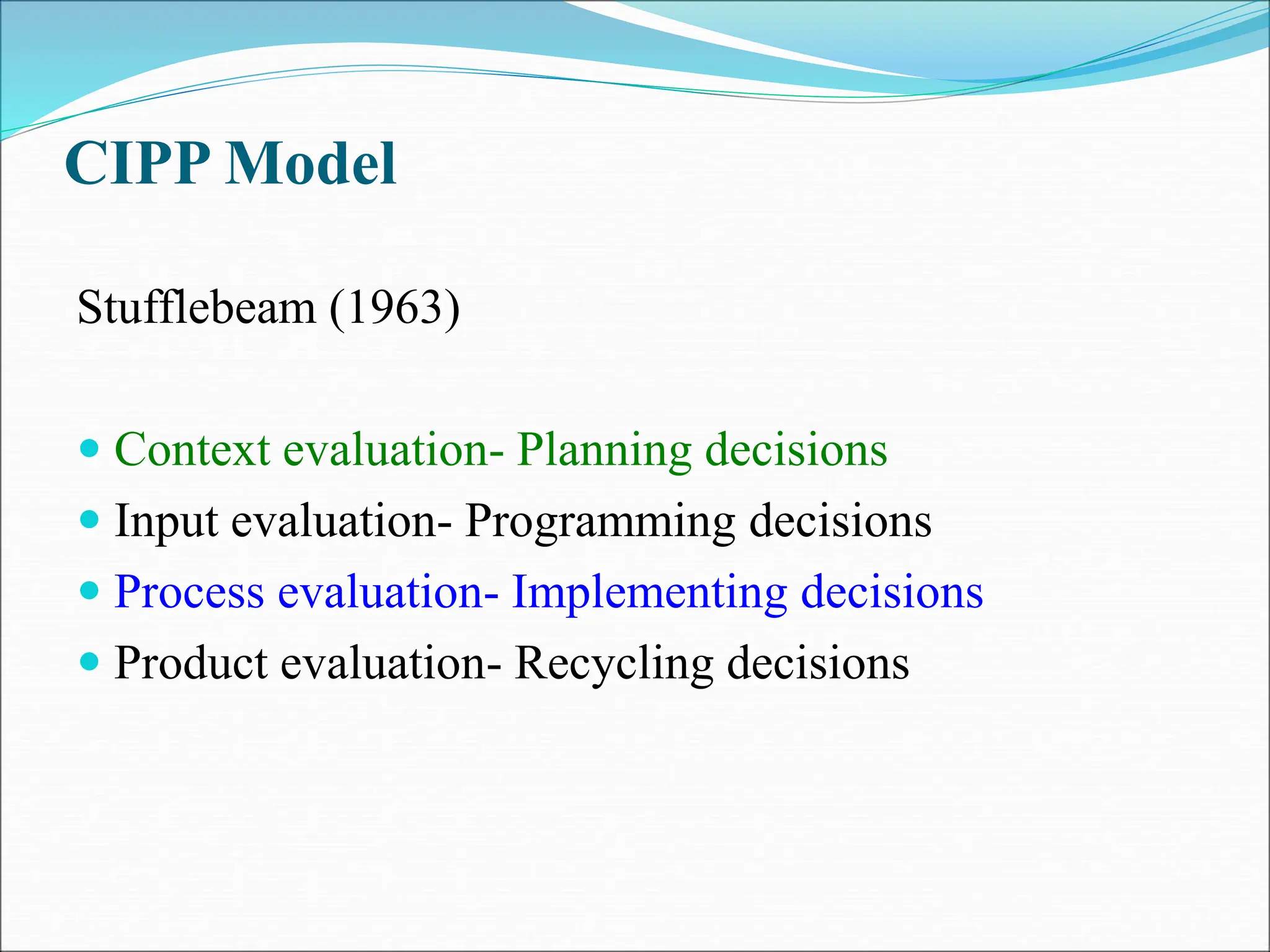 Curriculum Design, Implementation and Evaluation | PPT