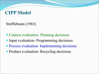 Curriculum Design, Implementation and Evaluation | PPT