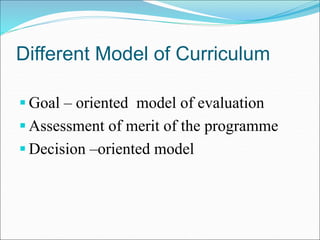 Curriculum Design, Implementation and Evaluation | PPT