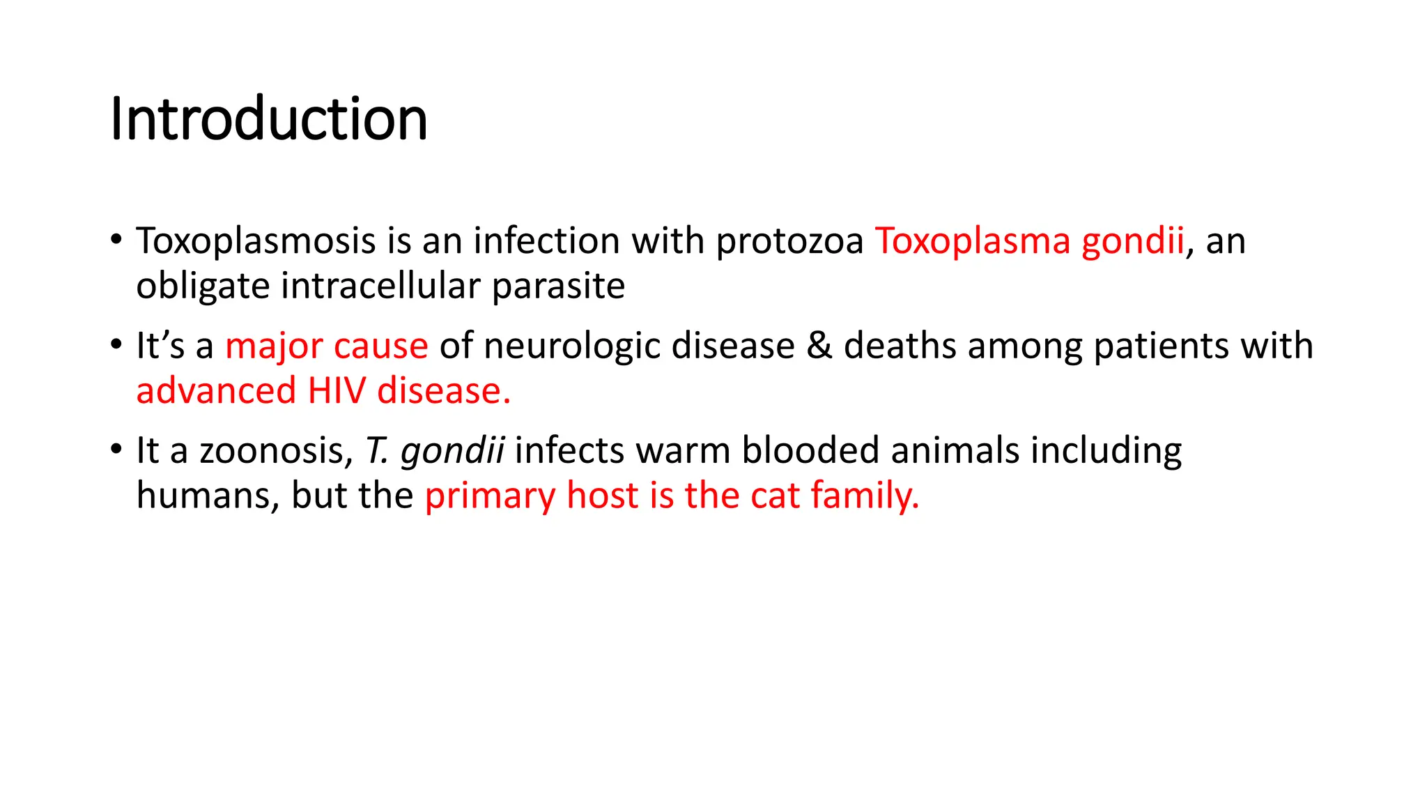 4. Toxoplasmosis the common opportunistic infection | PPTX | Infectious Diseases | Diseases and ...