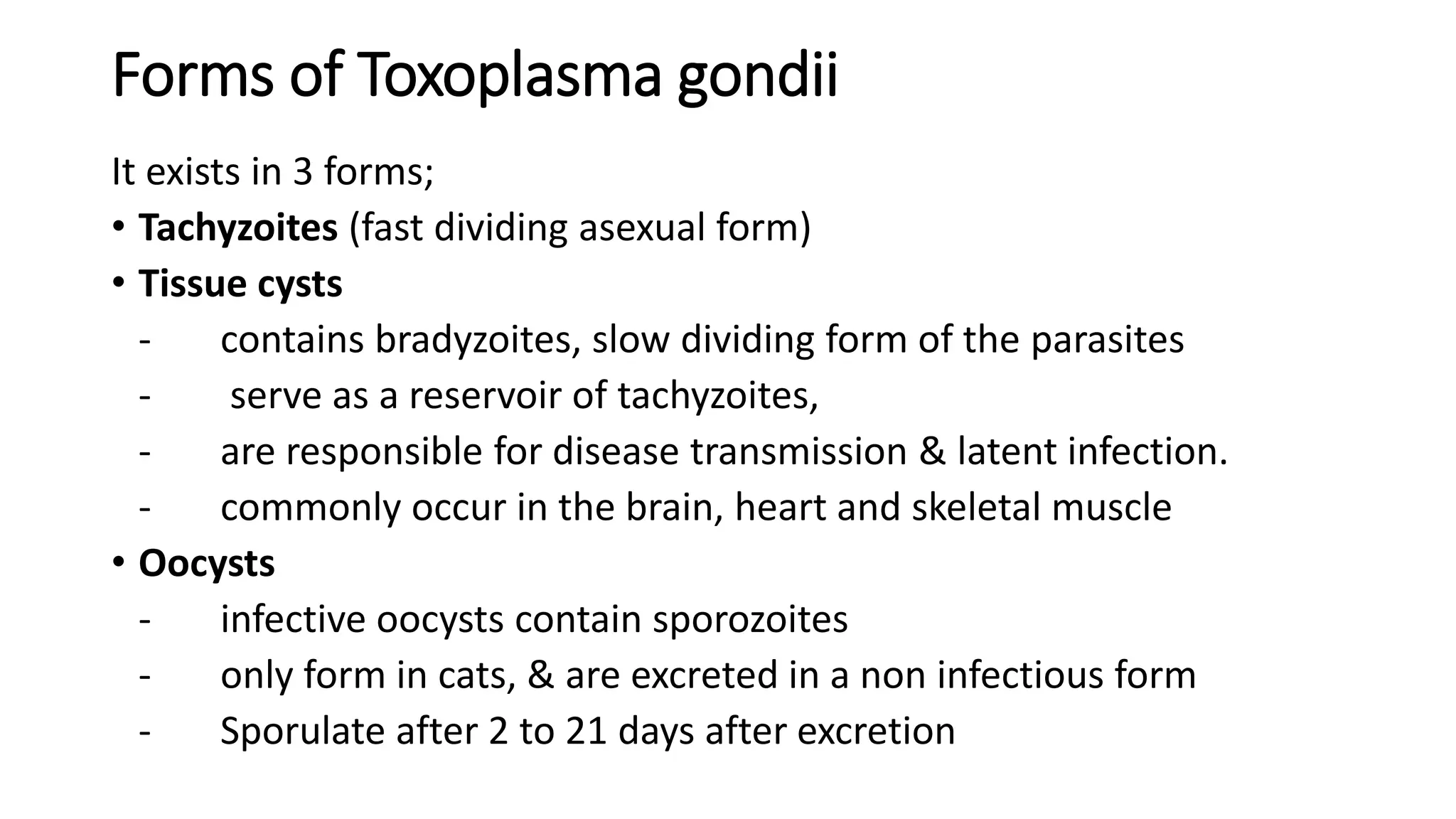 4. Toxoplasmosis the common opportunistic infection | PPTX | Infectious Diseases | Diseases and ...