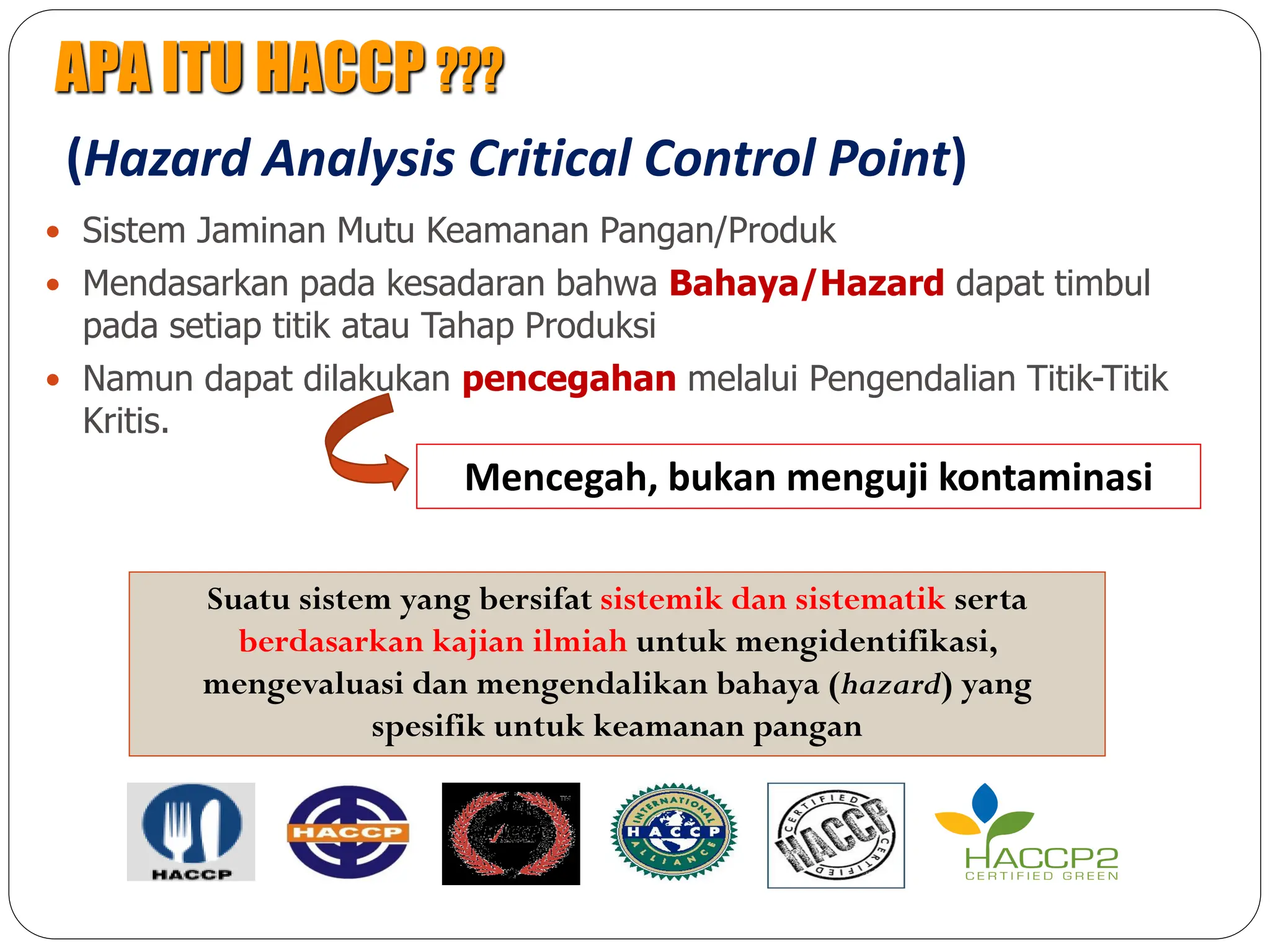 Materi tentang sistem HACCP pada industri | PDF