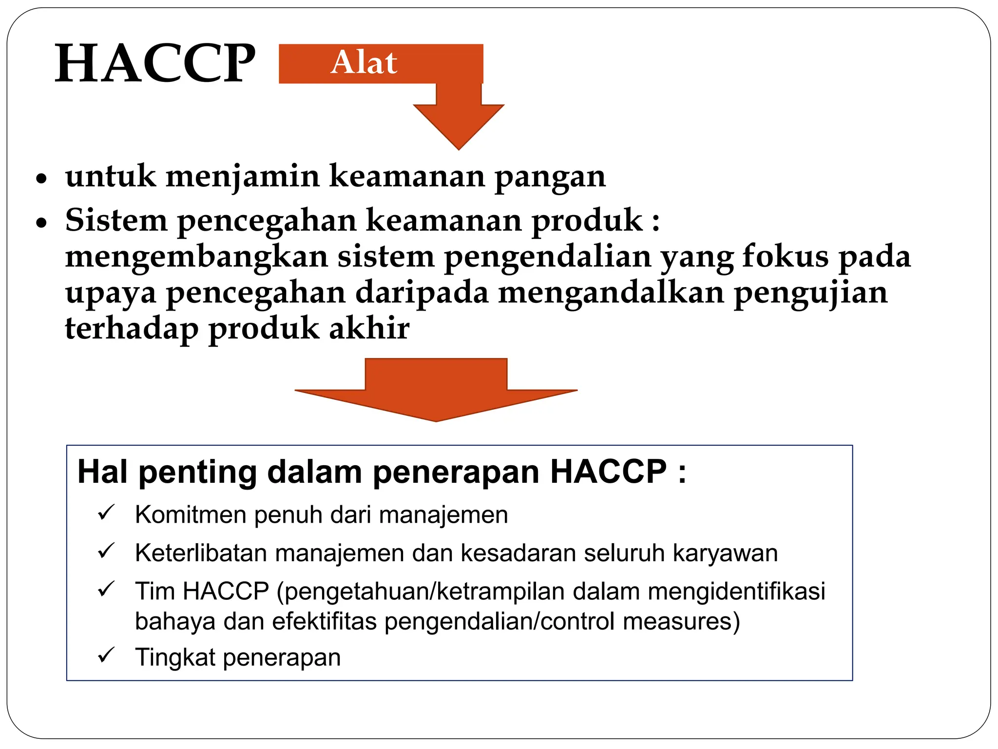 Materi tentang sistem HACCP pada industri | PDF