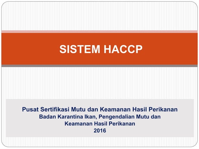 Materi tentang sistem HACCP pada industri | PDF