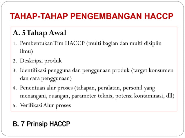 Materi tentang sistem HACCP pada industri | PDF