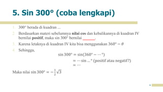 Sudut-sudut Berelasi Trigonometri - Sudut-sudut Berelasi Trigonometri ...