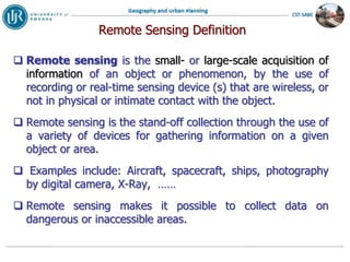 Remote sensing Techniques Dr. Ange Felix NSANZIYERA | PPT