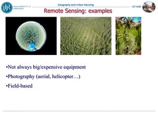 Remote sensing Techniques Dr. Ange Felix NSANZIYERA | PPT