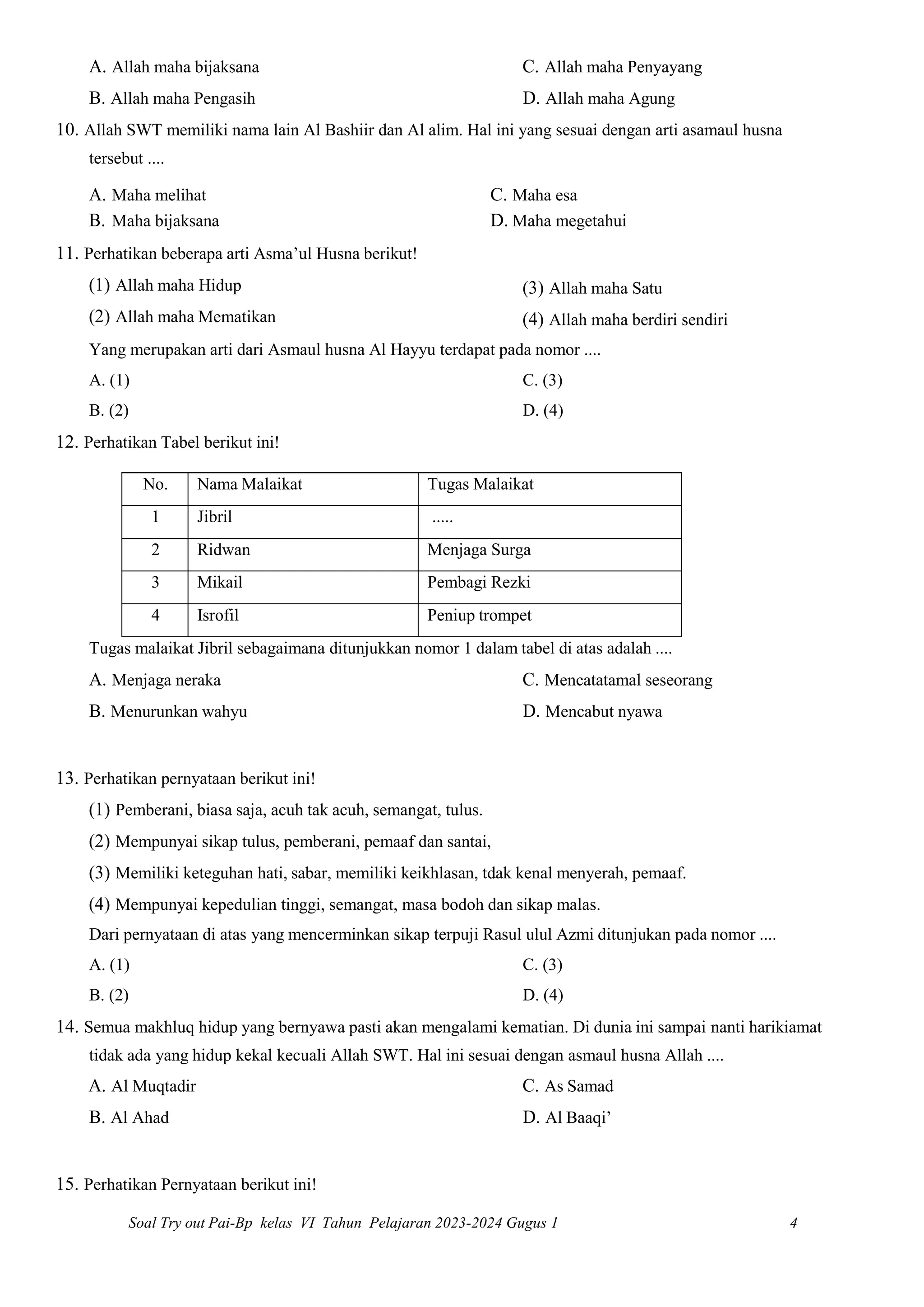 4. SOAL TRY OUT PAI GUGUS I TP 2023-2024..docx