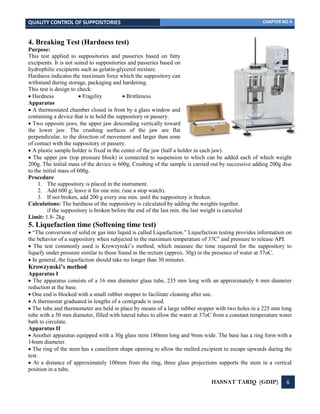 Quality control tests of suppository ... | PDF