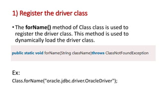 Java Database Connectivity with 5 Steps.pptx