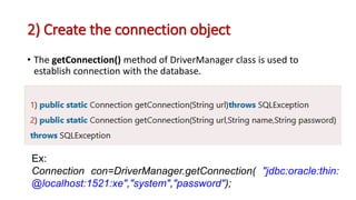 Java Database Connectivity with 5 Steps.pptx