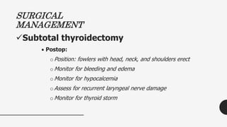 THYROID-PARATHYROID medical surgical nursing | PPTX