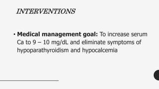 THYROID-PARATHYROID medical surgical nursing | PPTX