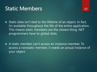 4. Types, Objects and NameSPACES in. Net.pptx | Web Development | Internet