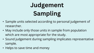 Notes on SAMPLING and its types with examples.pptx