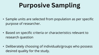 Notes on SAMPLING and its types with examples.pptx