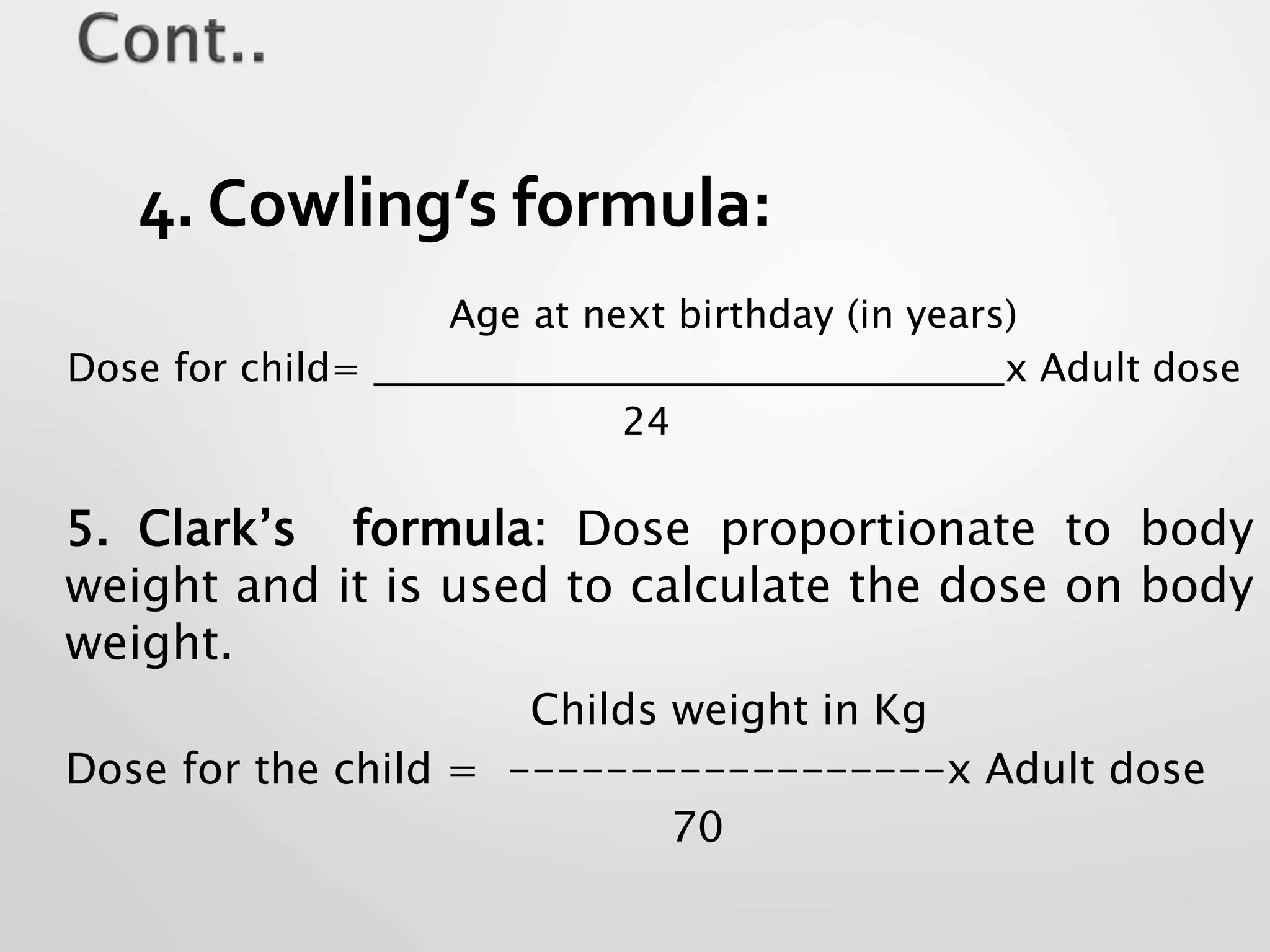 Posology for dosage calculation adults, children, old age patients | PPT