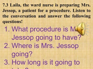 Preparing patients for radiology (nurse and patients) | PPT