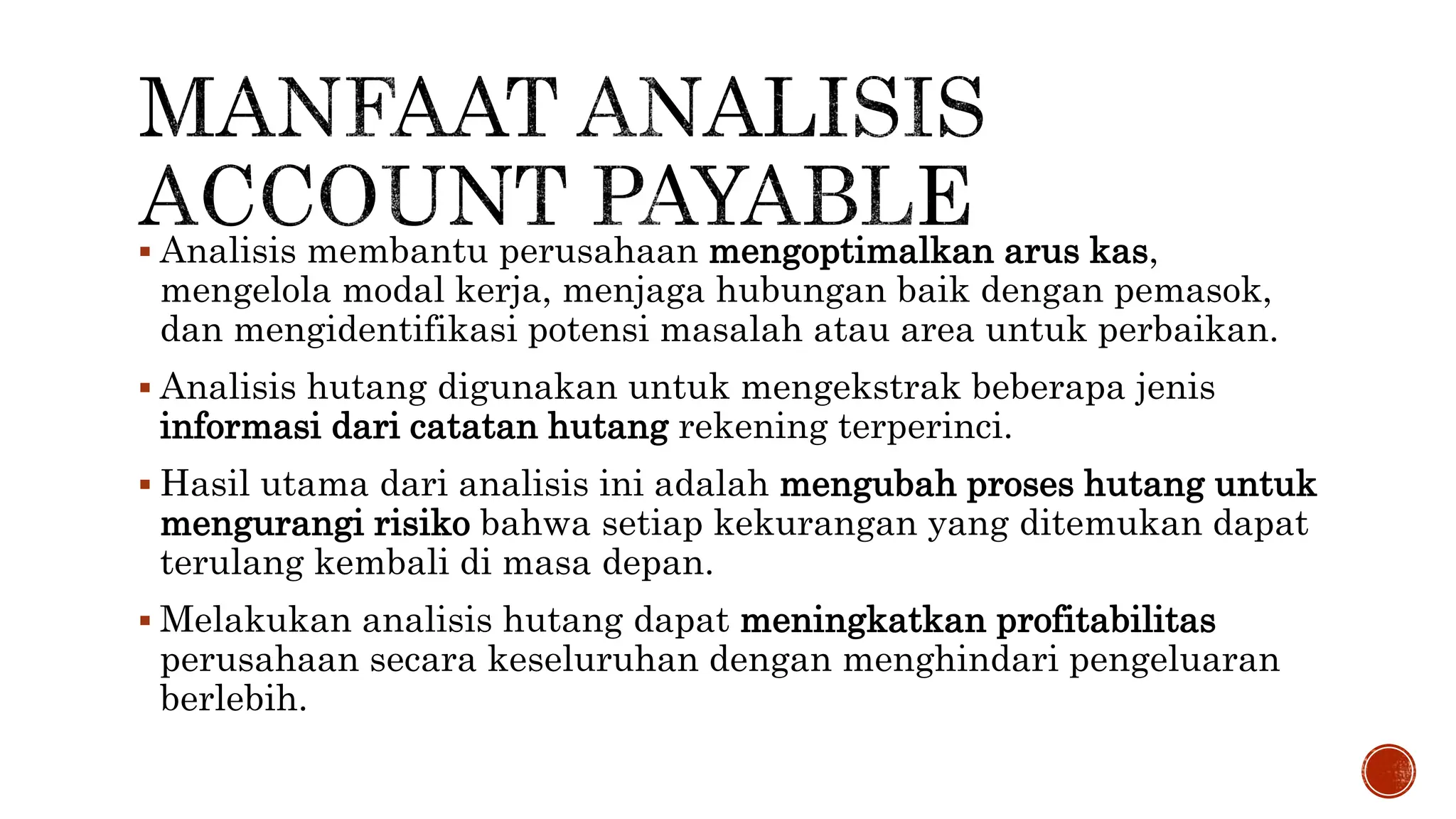 4. ANALISA ACCOUNT PAYABLE - Materi Pelatihan.pptx