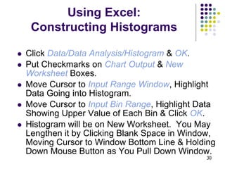 Using procedure of excel and methods to use they way and design | PDF