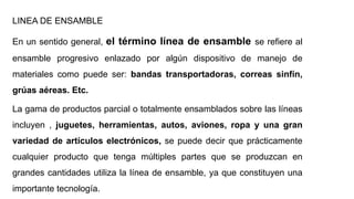 4.3 Balanceo de líneas de ensamble para la producción simultánea de más ...