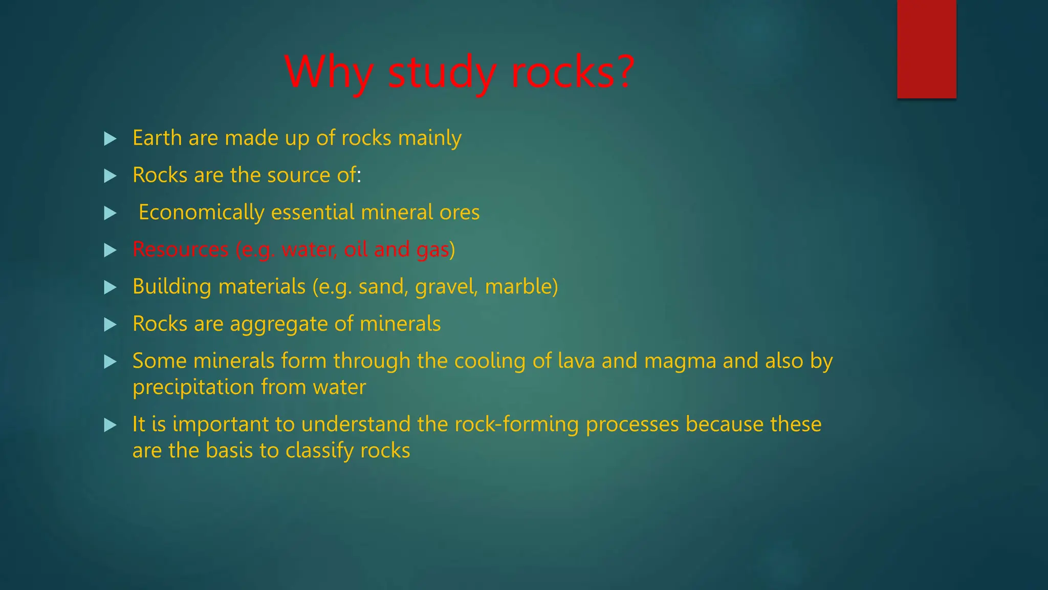 Rocks and their types and rock cycle pictures | PPTX