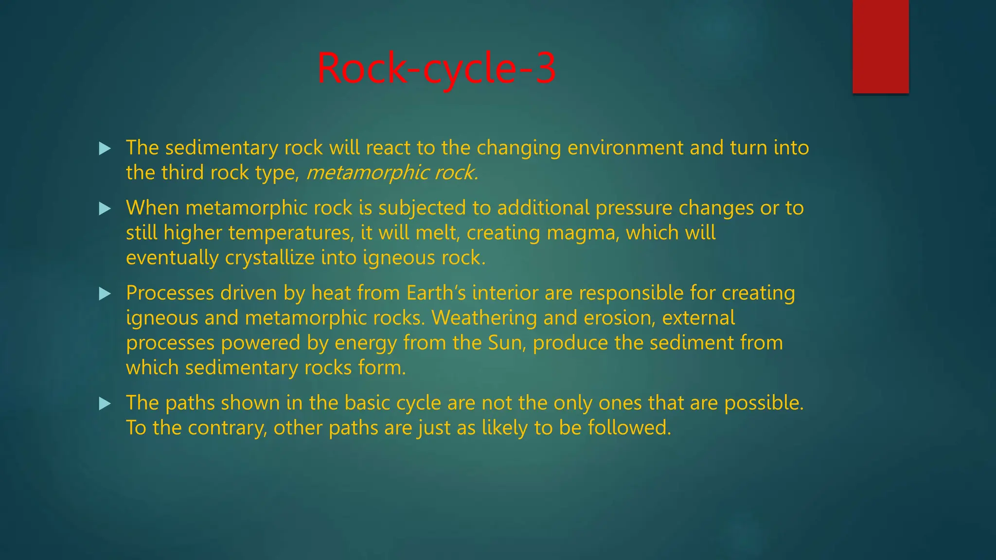 Rocks and their types and rock cycle pictures | PPTX