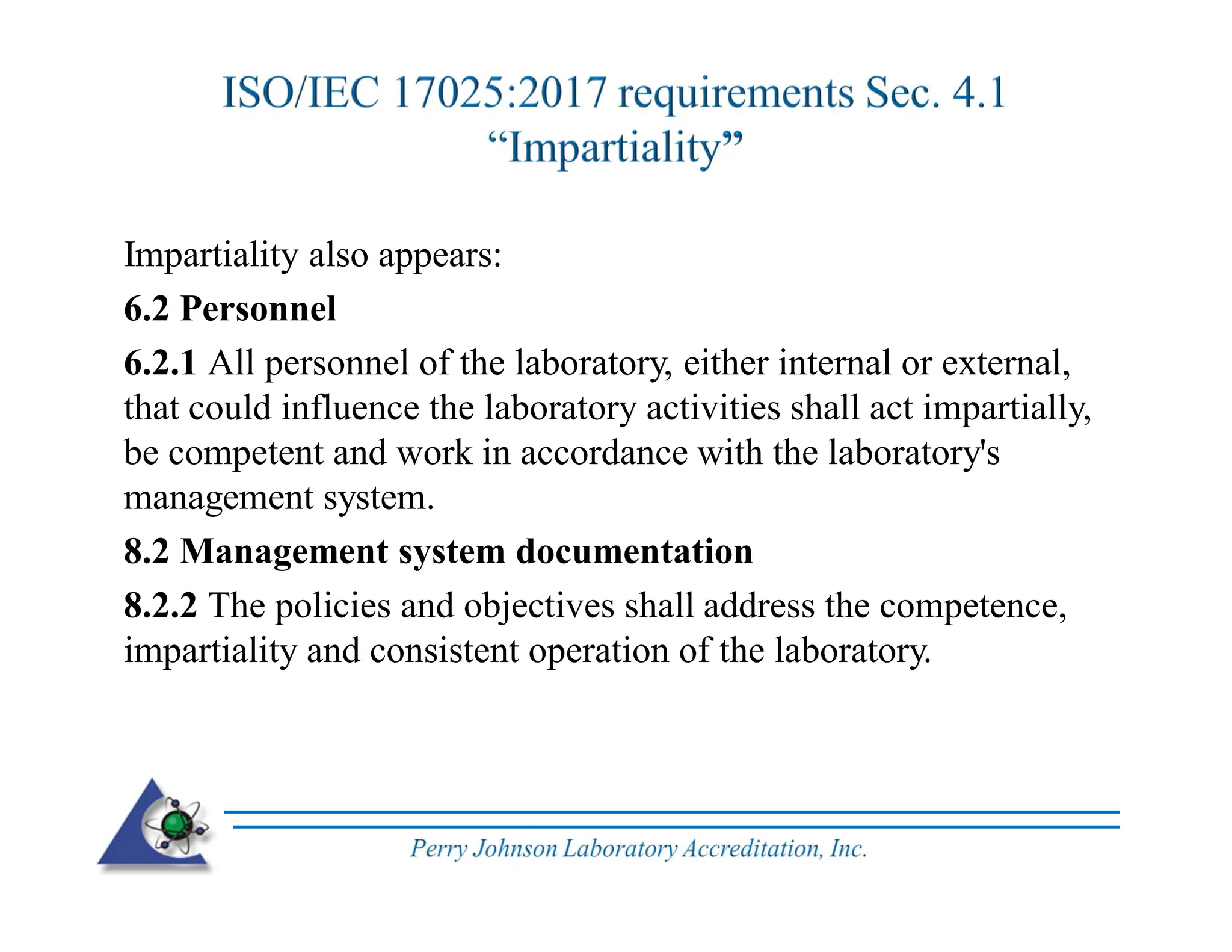 Impartiality as per ISO /IEC 17025:2017 Standard | PDF
