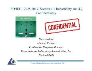Impartiality as per ISO /IEC 17025:2017 Standard | PDF