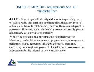 Impartiality as per ISO /IEC 17025:2017 Standard | PDF