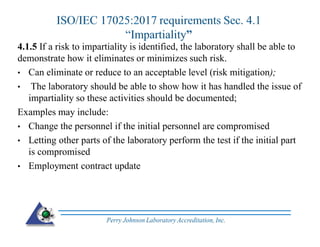 Impartiality as per ISO /IEC 17025:2017 Standard | PDF