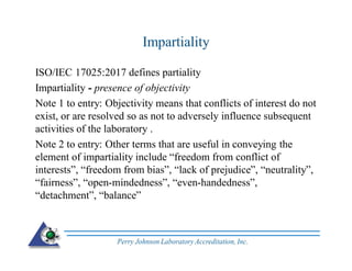 Impartiality as per ISO /IEC 17025:2017 Standard | PDF