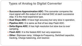 Analog and Digital Convertors - (ADC) | PPT