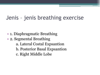 BREATHING EXERCISE BREATHING EXERCISE BREATHING EXERCISE | PPTX