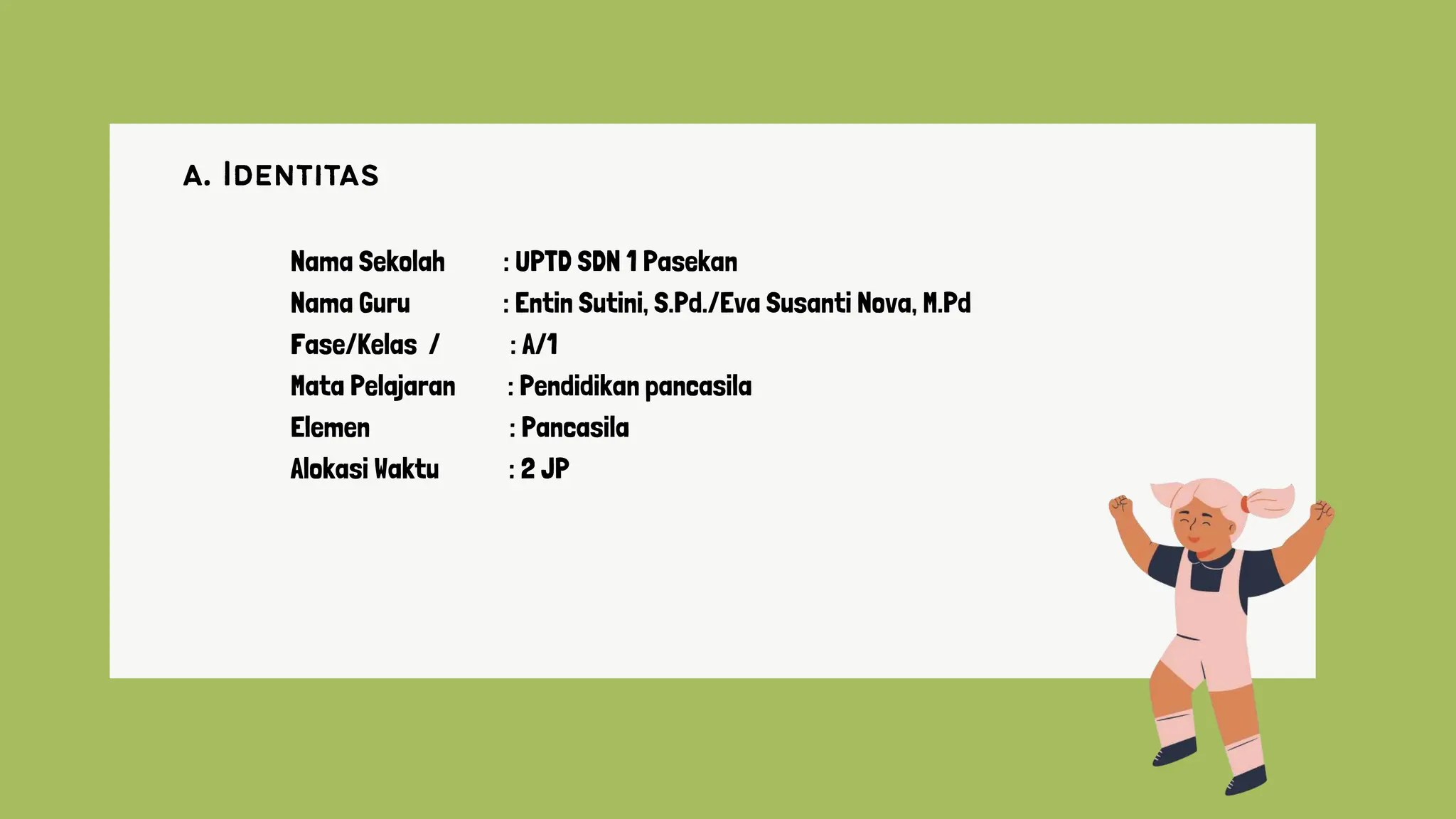 Contoh Powerpoint Modul Ajar Kurikulum Merdeka | PPTX