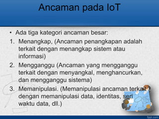 Security and privacy in IoT Security and Privacy in IoT | PPT