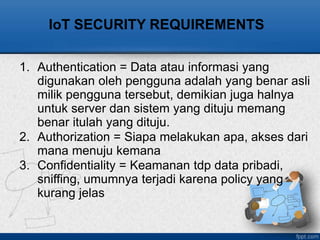 Security and privacy in IoT Security and Privacy in IoT | PPT