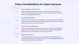 The Essential Role of Cyber Insurance in Mitigating Cyber Risks | PPTX