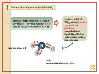 PPT Bentuk Molekul pptx kimia kelas XI sma | PPTX