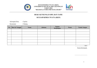 4. BUKU KUNJUNGAN DPL DAN DAN TAMU KKN.docx