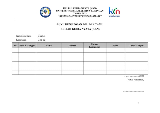 4. BUKU KUNJUNGAN DPL DAN DAN TAMU KKN.docx